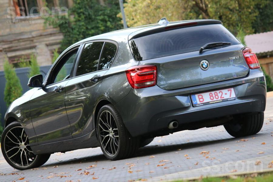 Pelēks BMW 118 2012 Rīga, ar dzinēja tilpumu 2.00 L un nobraukumu 260 tūkst. km par 5990 €, foto 5 vietnē AUTOMOTO.COM.LV