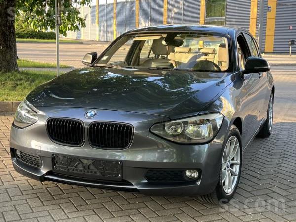 Grey BMW 118 2013 in Riga, with an engine capacity of 2.00 L and mileage of 0 thousand km for 6950 €, photo 1 on AUTOMOTO.COM.LV