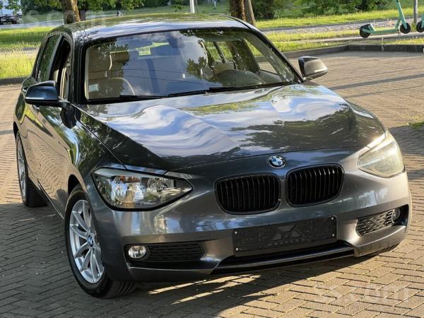Grey BMW 118 2013 in Riga, with an engine capacity of 2.00 L and mileage of 0 thousand km for 6950 €, photo 2 on AUTOMOTO.COM.LV