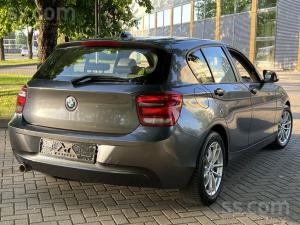 Grey BMW 118 2013 in Riga, with an engine capacity of 2.00 L and mileage of 0 thousand km for 6950 €, photo 3 on AUTOMOTO.COM.LV