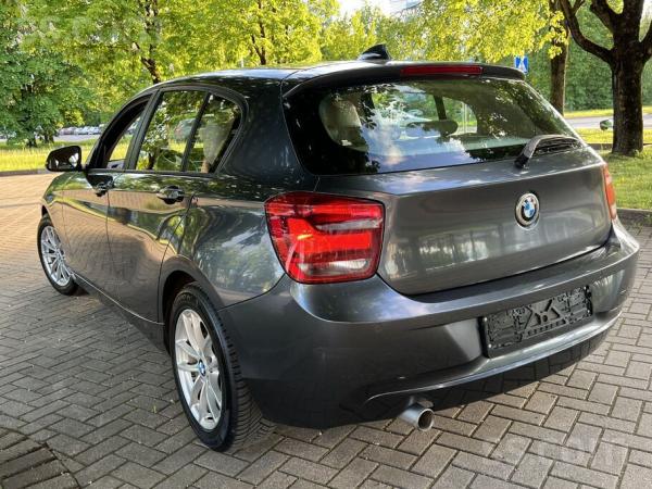 Grey BMW 118 2013 in Riga, with an engine capacity of 2.00 L and mileage of 0 thousand km for 6950 €, photo 4 on AUTOMOTO.COM.LV