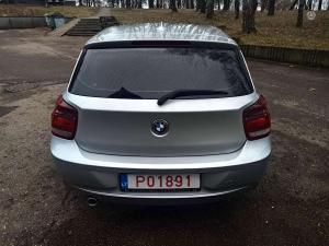Grey BMW 118 2013 in Elektrenai, with an engine capacity of 2.00 L and mileage of 281 thousand km for 4999 €, photo 4 on AUTOMOTO.COM.LV