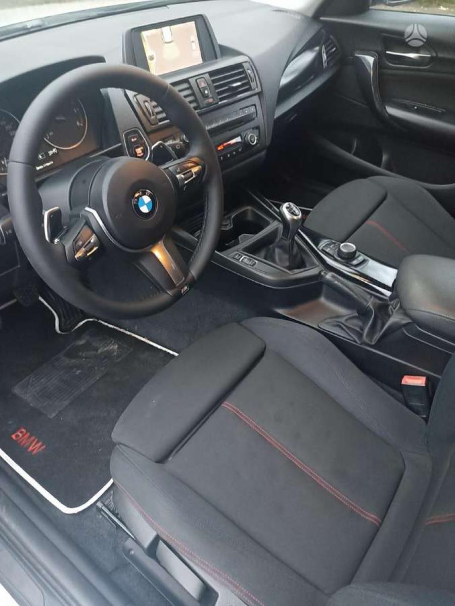 Grey BMW 118 2013 in Elektrenai, with an engine capacity of 2.00 L and mileage of 281 thousand km for 4999 €, photo 6 on AUTOMOTO.COM.LV