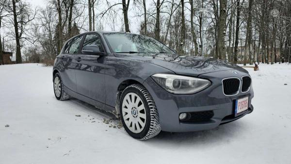 Grey BMW 118 2013 in Alytus, with an engine capacity of 2.00 L and mileage of 293 thousand km for 7250 €, photo 5 on AUTOMOTO.COM.LV