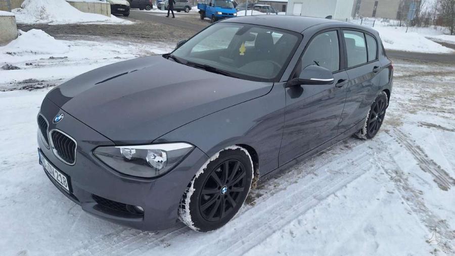 Pelēks BMW 118 2013 Kauņa, ar dzinēja tilpumu 2.00 L un nobraukumu 269 tūkst. km par 5500 €, foto 3 vietnē AUTOMOTO.COM.LV