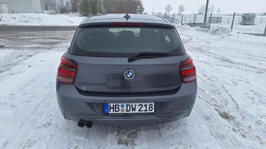 Pelēks BMW 118 2013 Kauņa, ar dzinēja tilpumu 2.00 L un nobraukumu 269 tūkst. km par 5500 €, foto 9 vietnē AUTOMOTO.COM.LV