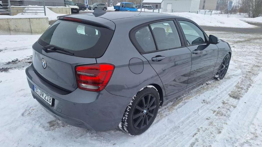 Pelēks BMW 118 2013 Kauņa, ar dzinēja tilpumu 2.00 L un nobraukumu 269 tūkst. km par 5500 €, foto 12 vietnē AUTOMOTO.COM.LV