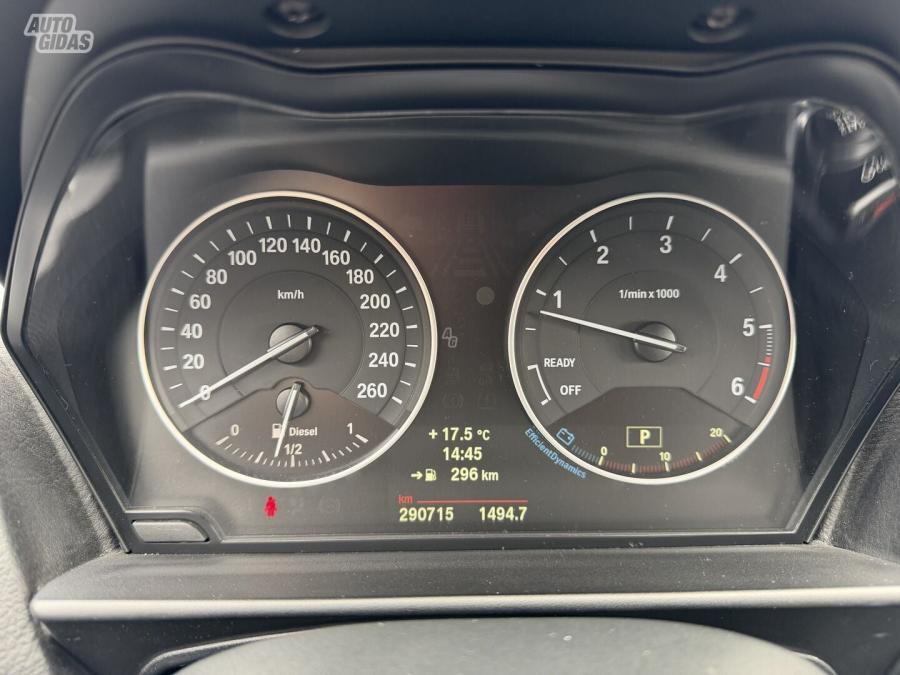 Grey BMW 118 2013 in Kaunas, with an engine capacity of 2.00 L and mileage of 291 thousand km for 4900 €, photo 10 on AUTOMOTO.COM.LV