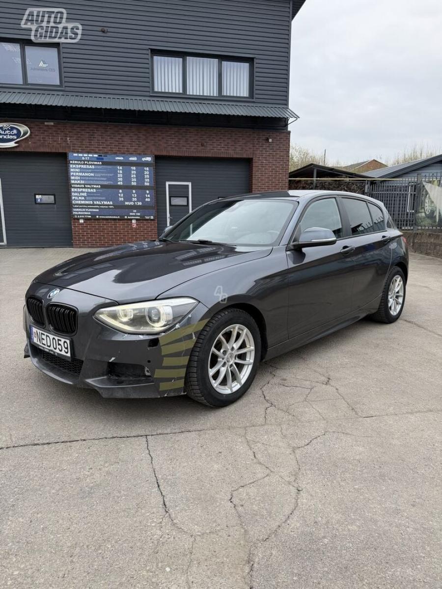 Pelēks BMW 118 2014 Telšiai, ar dzinēja tilpumu 2.00 L un nobraukumu 259 tūkst. km par 6850 €, foto 4 vietnē AUTOMOTO.COM.LV