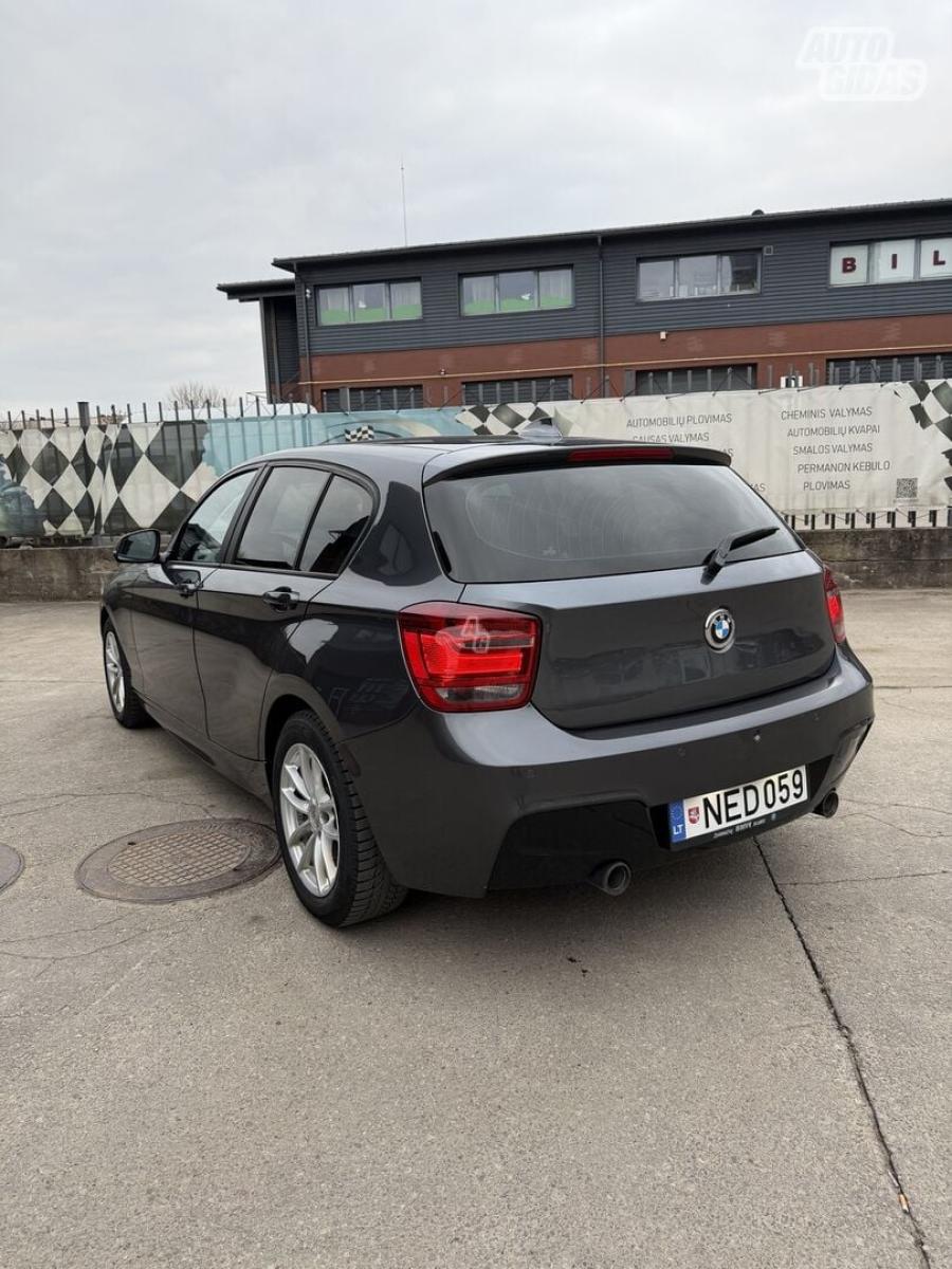 Pelēks BMW 118 2014 Telšiai, ar dzinēja tilpumu 2.00 L un nobraukumu 259 tūkst. km par 6850 €, foto 6 vietnē AUTOMOTO.COM.LV