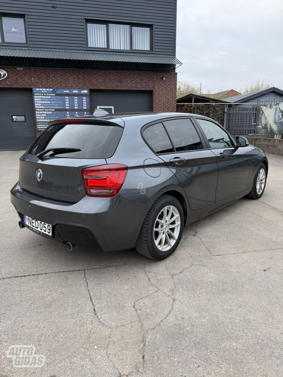 Pelēks BMW 118 2014 Telšiai, ar dzinēja tilpumu 2.00 L un nobraukumu 259 tūkst. km par 6850 €, foto 8 vietnē AUTOMOTO.COM.LV