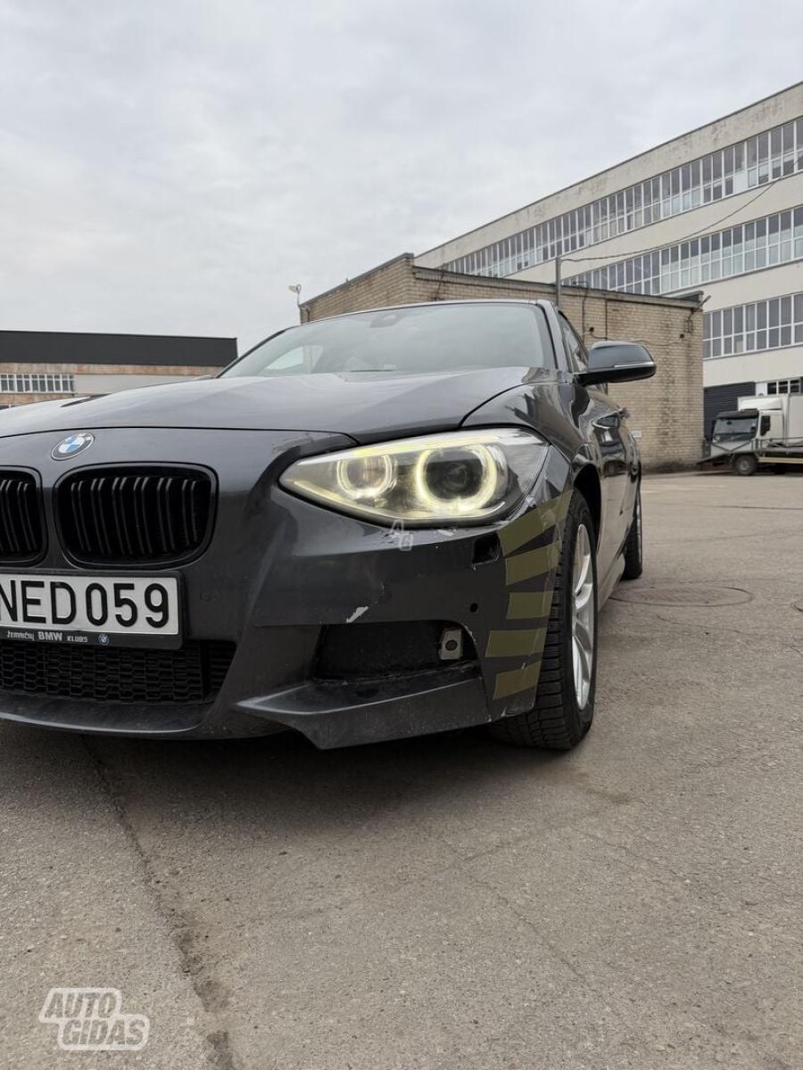 Pelēks BMW 118 2014 Telšiai, ar dzinēja tilpumu 2.00 L un nobraukumu 259 tūkst. km par 6850 €, foto 10 vietnē AUTOMOTO.COM.LV