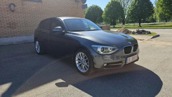 Grey BMW 118 2014 in Riga, with an engine capacity of 2.00 L and mileage of 187 thousand km for 9950 €, photo 4 on AUTOMOTO.COM.LV
