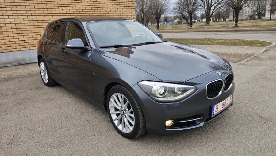 Pelēks BMW 118 2014 Rīga, ar dzinēja tilpumu 2.00 L un nobraukumu 187 tūkst. km par 9950 €, foto 22 vietnē AUTOMOTO.COM.LV