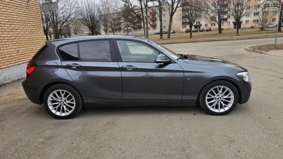Pelēks BMW 118 2014 Rīga, ar dzinēja tilpumu 2.00 L un nobraukumu 187 tūkst. km par 9950 €, foto 23 vietnē AUTOMOTO.COM.LV