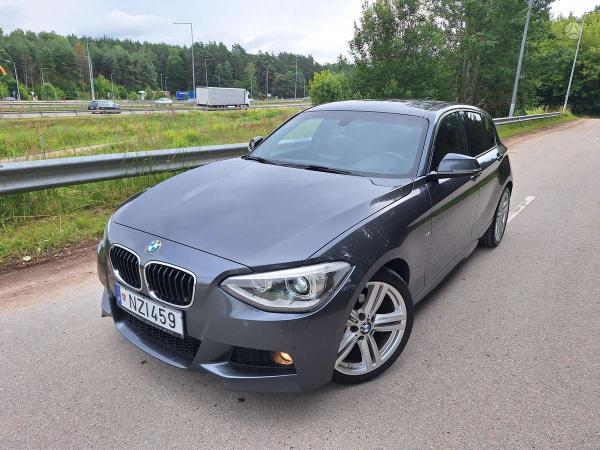 Pelēks BMW 118 2014 Viļņa, ar dzinēja tilpumu 2.00 L un nobraukumu 123 tūkst. km par 8999 €, foto 2 vietnē AUTOMOTO.COM.LV