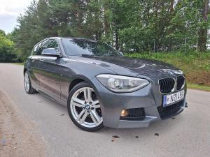 Grey BMW 118 2014 in Vilnius, with an engine capacity of 2.00 L and mileage of 123 thousand km for 8999 €, photo 6 on AUTOMOTO.COM.LV