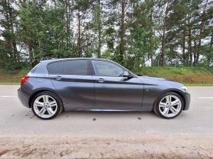Grey BMW 118 2014 in Vilnius, with an engine capacity of 2.00 L and mileage of 123 thousand km for 8999 €, photo 7 on AUTOMOTO.COM.LV