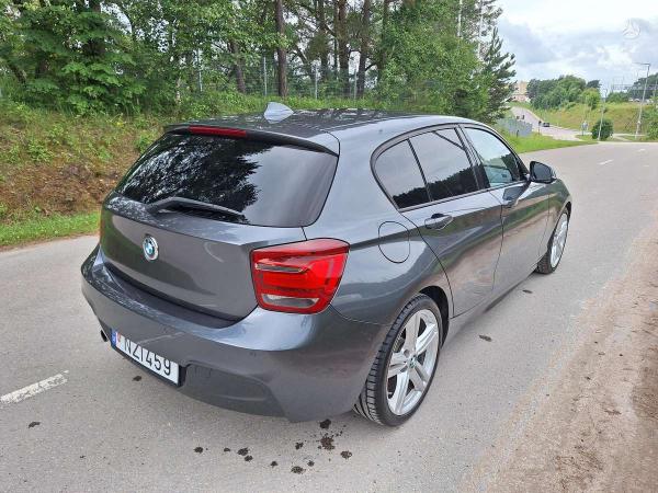 Pelēks BMW 118 2014 Viļņa, ar dzinēja tilpumu 2.00 L un nobraukumu 123 tūkst. km par 8999 €, foto 8 vietnē AUTOMOTO.COM.LV