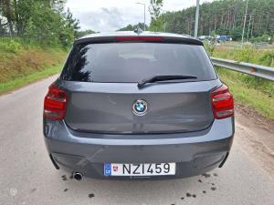 Grey BMW 118 2014 in Vilnius, with an engine capacity of 2.00 L and mileage of 123 thousand km for 8999 €, photo 10 on AUTOMOTO.COM.LV