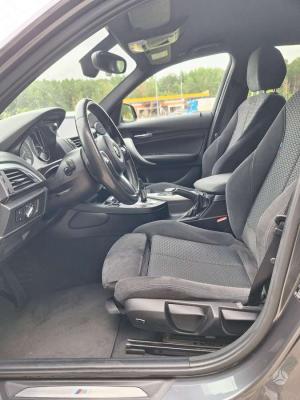 Grey BMW 118 2014 in Vilnius, with an engine capacity of 2.00 L and mileage of 123 thousand km for 8999 €, photo 17 on AUTOMOTO.COM.LV