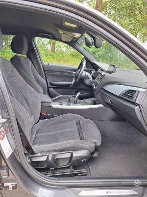 Grey BMW 118 2014 in Vilnius, with an engine capacity of 2.00 L and mileage of 123 thousand km for 8999 €, photo 19 on AUTOMOTO.COM.LV