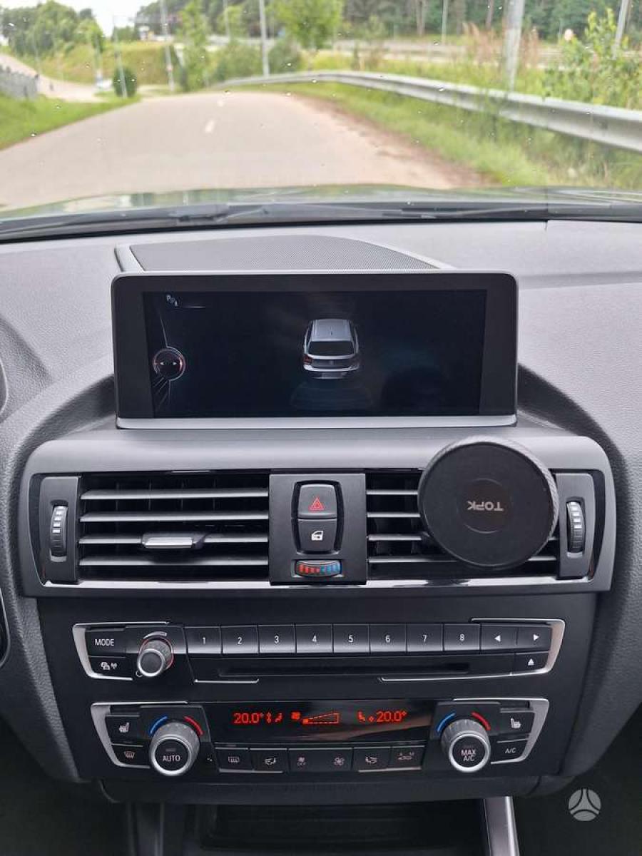 Grey BMW 118 2014 in Vilnius, with an engine capacity of 2.00 L and mileage of 123 thousand km for 8999 €, photo 21 on AUTOMOTO.COM.LV