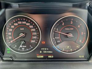 Grey BMW 118 2014 in Vilnius, with an engine capacity of 2.00 L and mileage of 123 thousand km for 8999 €, photo 23 on AUTOMOTO.COM.LV