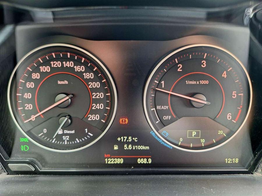 Grey BMW 118 2014 in Vilnius, with an engine capacity of 2.00 L and mileage of 123 thousand km for 8999 €, photo 23 on AUTOMOTO.COM.LV