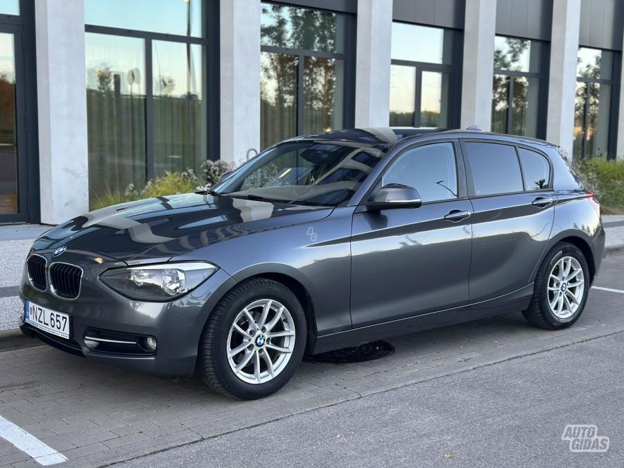 Pelēks BMW 118 2014 Viļņa, ar dzinēja tilpumu 2.00 L un nobraukumu 280 tūkst. km par 4900 €, foto 5 vietnē AUTOMOTO.COM.LV