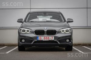 Grey BMW 118 2015 in Riga, with an engine capacity of 1.60 L and mileage of 169 thousand km for 8450 €, photo 3 on AUTOMOTO.COM.LV