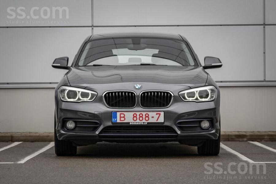 Grey BMW 118 2015 in Riga, with an engine capacity of 1.60 L and mileage of 169 thousand km for 8450 €, photo 3 on AUTOMOTO.COM.LV