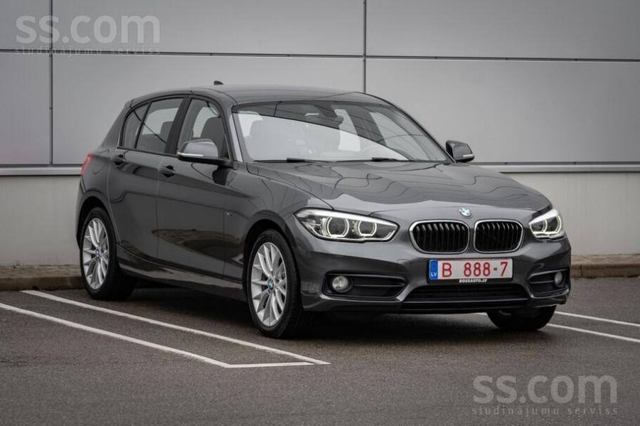 Grey BMW 118 2015 in Riga, with an engine capacity of 1.60 L and mileage of 169 thousand km for 8450 €, photo 4 on AUTOMOTO.COM.LV