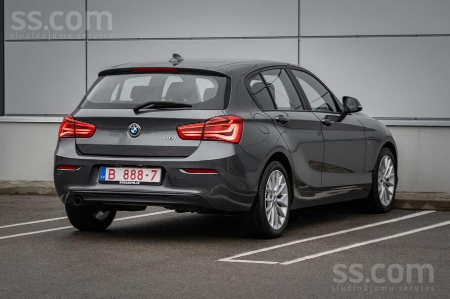 Grey BMW 118 2015 in Riga, with an engine capacity of 1.60 L and mileage of 169 thousand km for 8450 €, photo 5 on AUTOMOTO.COM.LV