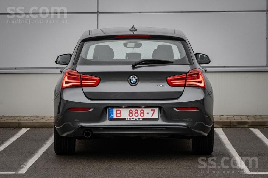 Grey BMW 118 2015 in Riga, with an engine capacity of 1.60 L and mileage of 169 thousand km for 8450 €, photo 6 on AUTOMOTO.COM.LV