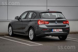 Grey BMW 118 2015 in Riga, with an engine capacity of 1.60 L and mileage of 169 thousand km for 8450 €, photo 7 on AUTOMOTO.COM.LV