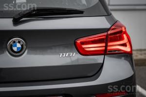 Grey BMW 118 2015 in Riga, with an engine capacity of 1.60 L and mileage of 169 thousand km for 8450 €, photo 8 on AUTOMOTO.COM.LV