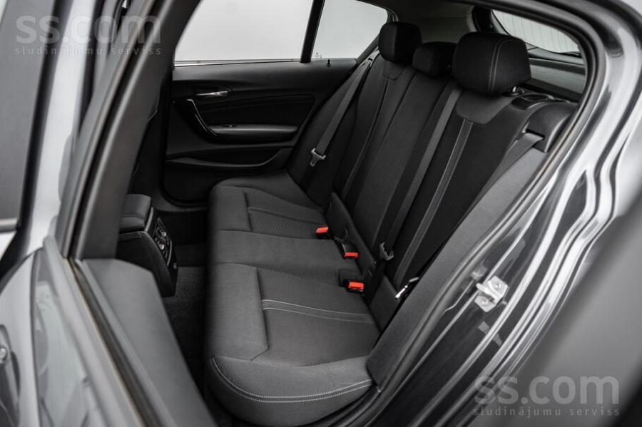 Grey BMW 118 2015 in Riga, with an engine capacity of 1.60 L and mileage of 169 thousand km for 8450 €, photo 13 on AUTOMOTO.COM.LV