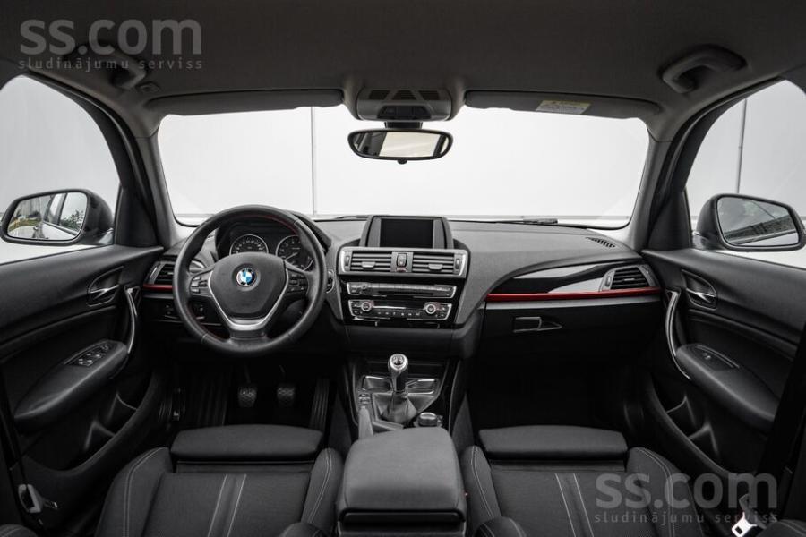 Grey BMW 118 2015 in Riga, with an engine capacity of 1.60 L and mileage of 169 thousand km for 8450 €, photo 15 on AUTOMOTO.COM.LV
