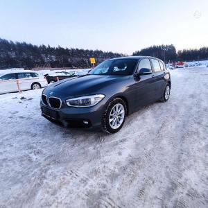 Grey BMW 118 2017 in Vilnius, with an engine capacity of 1.50 L and mileage of 303 thousand km for 7500 €, photo  on AUTOMOTO.COM.LV