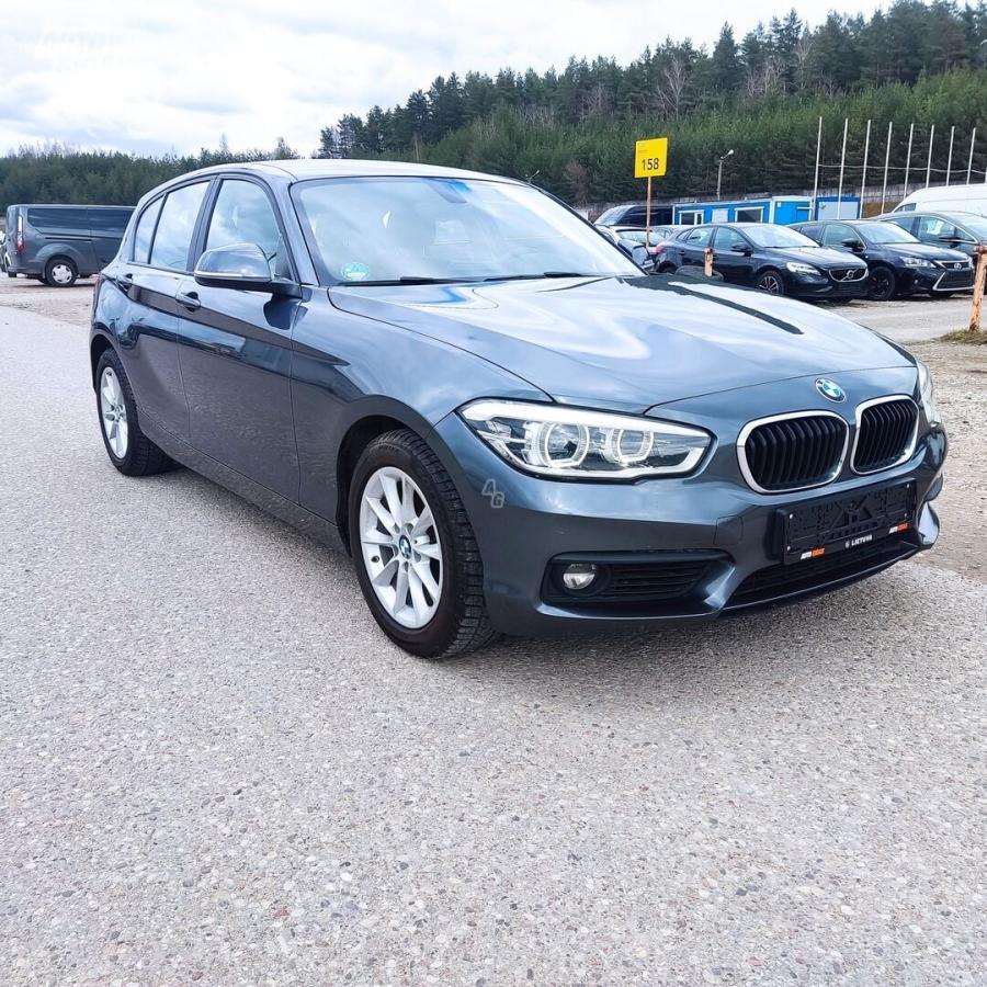 Grey BMW 118 2017 in Vilnius, with an engine capacity of 1.50 L and mileage of 303 thousand km for 6900 €, photo 4 on AUTOMOTO.COM.LV