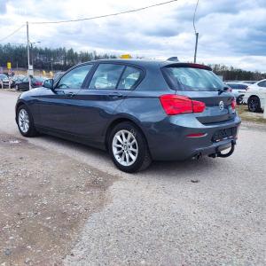 Grey BMW 118 2017 in Vilnius, with an engine capacity of 1.50 L and mileage of 303 thousand km for 6900 €, photo 7 on AUTOMOTO.COM.LV