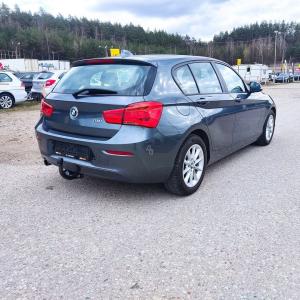 Grey BMW 118 2017 in Vilnius, with an engine capacity of 1.50 L and mileage of 303 thousand km for 6900 €, photo 9 on AUTOMOTO.COM.LV