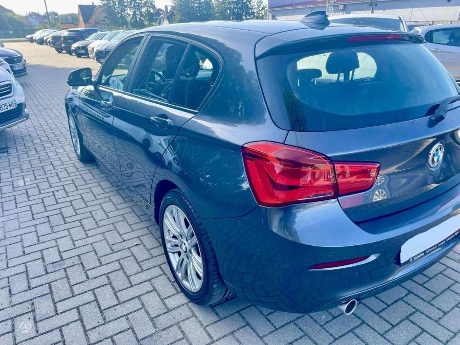 Pelēks BMW 118 2017 Tauragė, ar dzinēja tilpumu 1.50 L un nobraukumu 125 tūkst. km par 7500 €, foto 12 vietnē AUTOMOTO.COM.LV