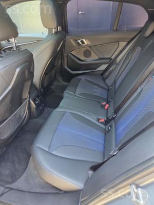 Grey BMW 118 2023 in Riga, with an engine capacity of 1.50 L and mileage of 78 thousand km for 25400 €, photo 15 on AUTOMOTO.COM.LV