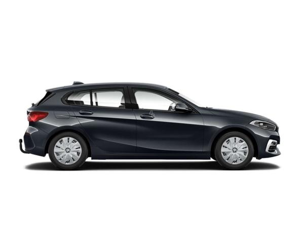 Grey BMW 118 2021 in Kaunas, with an engine capacity of 1.50 L and mileage of 76 thousand km for 22296 €, photo 4 on AUTOMOTO.COM.LV