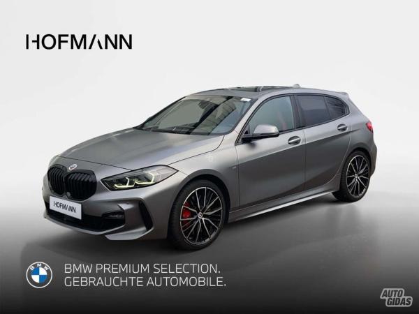 Grey BMW 118 2023 in Kaunas, with an engine capacity of 1.50 L and mileage of 42 thousand km for 31009 €, photo 1 on AUTOMOTO.COM.LV
