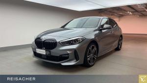 Grey BMW 118 2023 in Kaunas, with an engine capacity of 1.50 L and mileage of 17 thousand km for 27972 €, photo  on AUTOMOTO.COM.LV