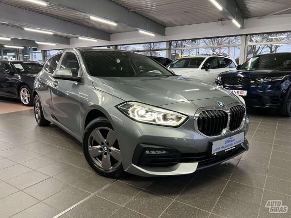 Grey BMW 118 2023 in Kaunas, with an engine capacity of 2.00 L and mileage of 32 thousand km for 28715 €, photo 1 on AUTOMOTO.COM.LV
