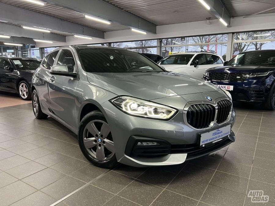 Grey BMW 118 2023 in Kaunas, with an engine capacity of 2.00 L and mileage of 32 thousand km for 28715 €, photo 1 on AUTOMOTO.COM.LV